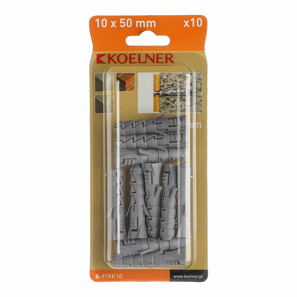 Дюбель распорный 10х50 мм 10 шт