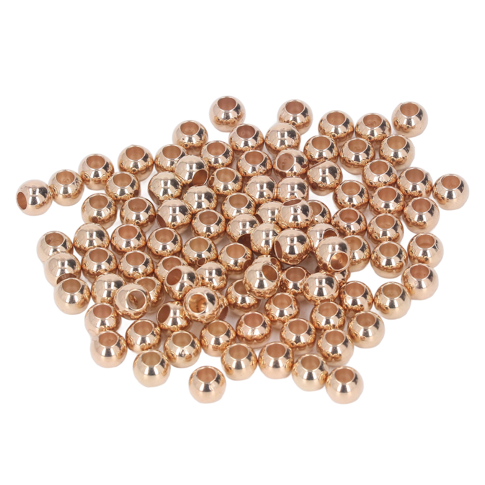 200 шт. Большие бусины с отверстием, ручная шлифовка, пластиковые смоляные бусины для творчества, ле