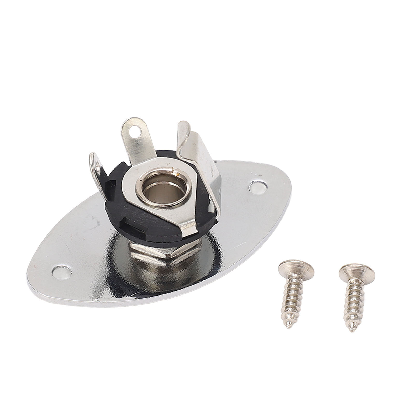 Гитарный разъем овальной формы, металлический универсальный разъем 1/4 дюйма, разъем для гитар в стиле Tele