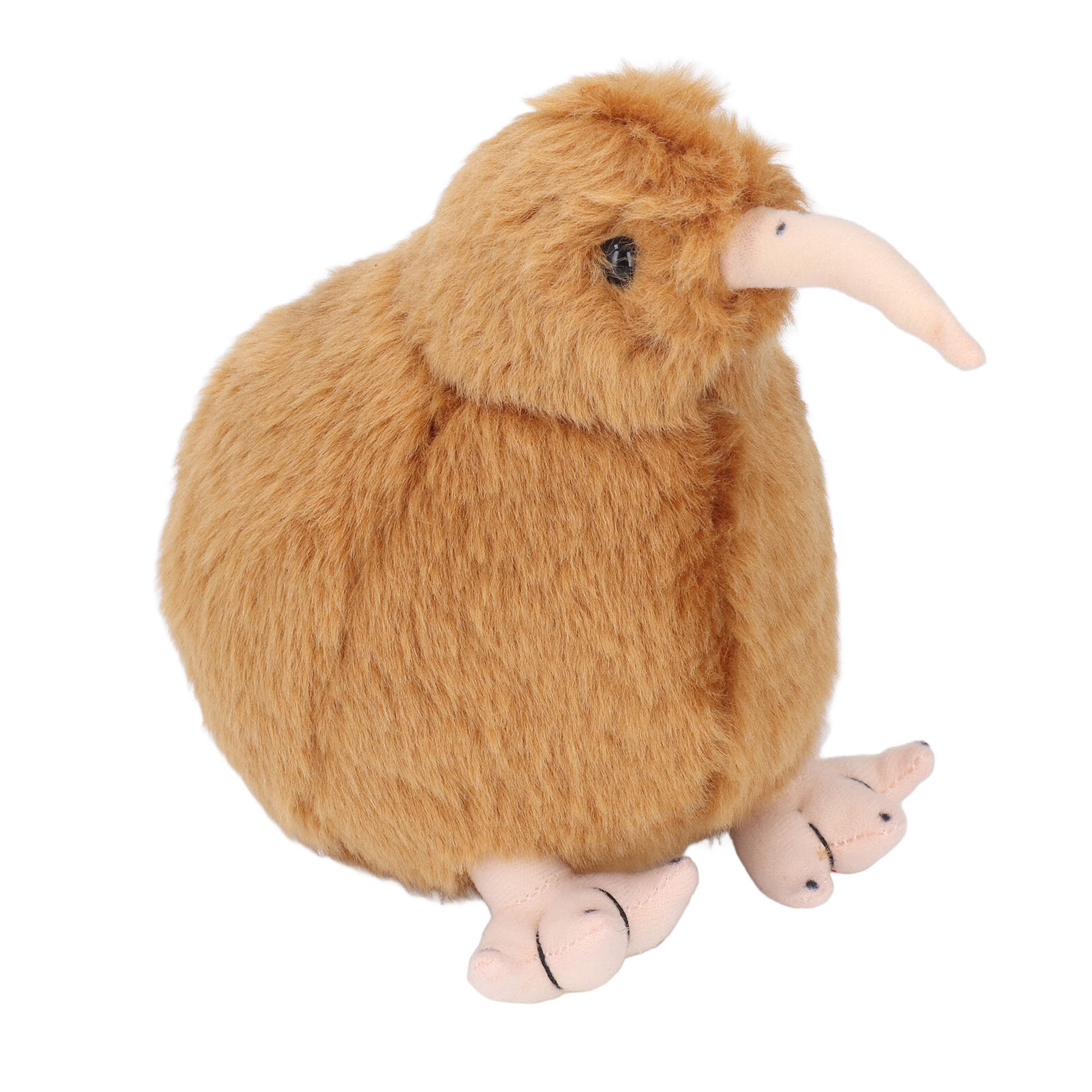 7.9inch (20cm) Kiwi Bird Stuffed Toy Brown Portable Standing Plush Animal Toy for Kids Toddlers