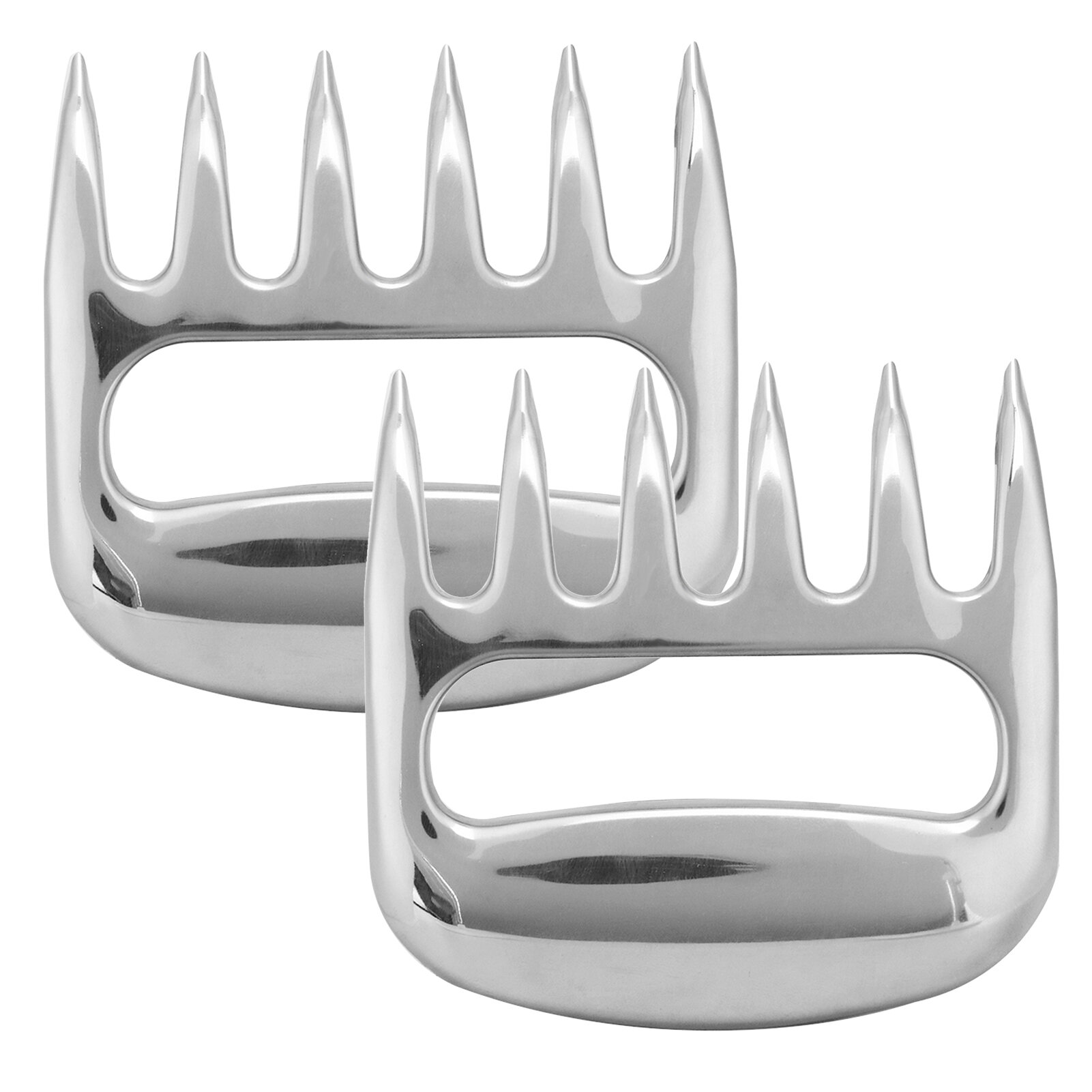 Мясо из нержавеющей стали Разделитель в форме медвежьего когтя Инструменты для гриля для индейки, разделитель для барбекю