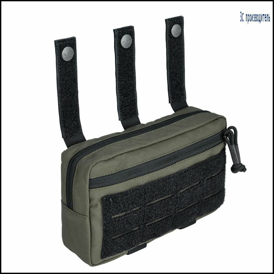 Подсумок IDOGEAR Тактический подсумок MOLLE Admin для сброса мусора Подбрюшный отсек для капельниц 3563