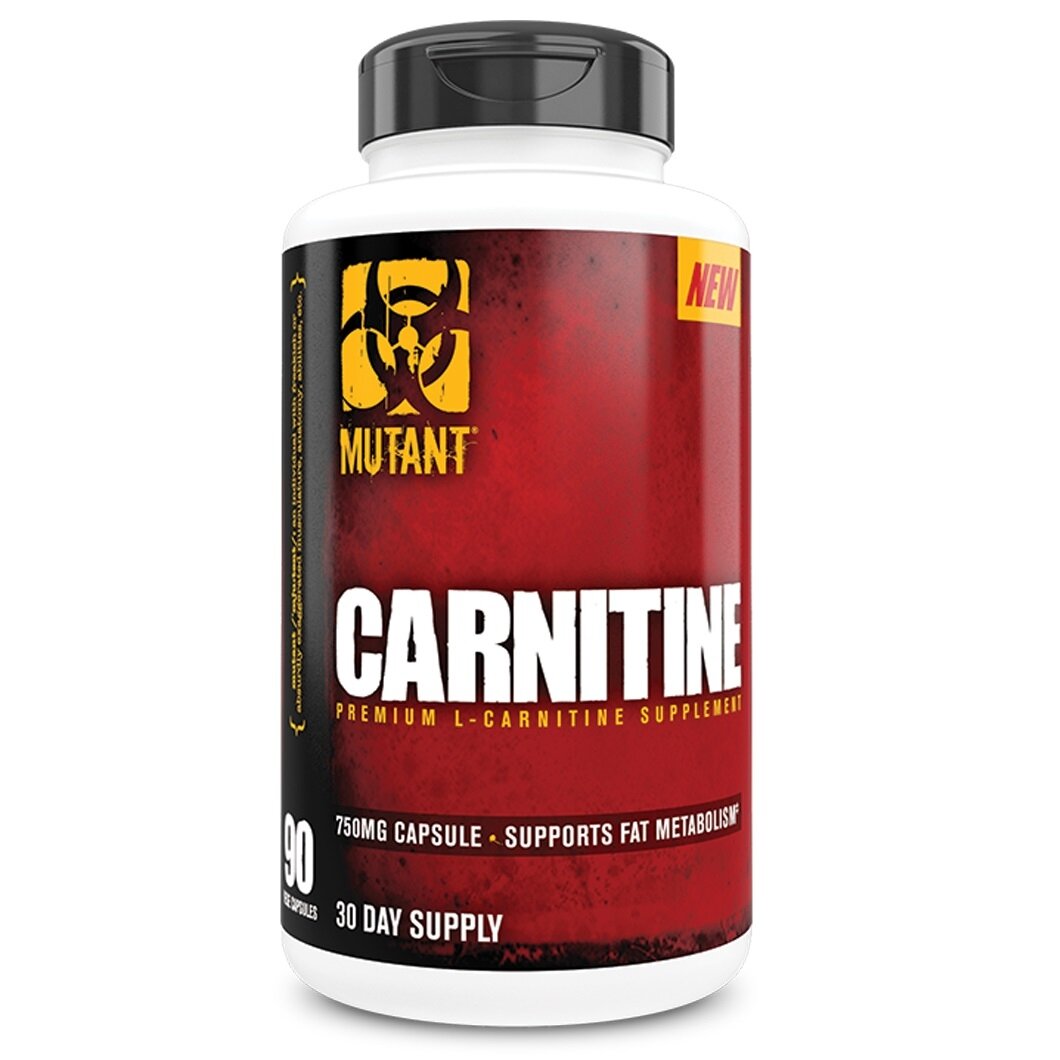 L-карнитин Ускоренное сжигание жировых отложений Carnitine 750 мг 90 капс (Mutant)