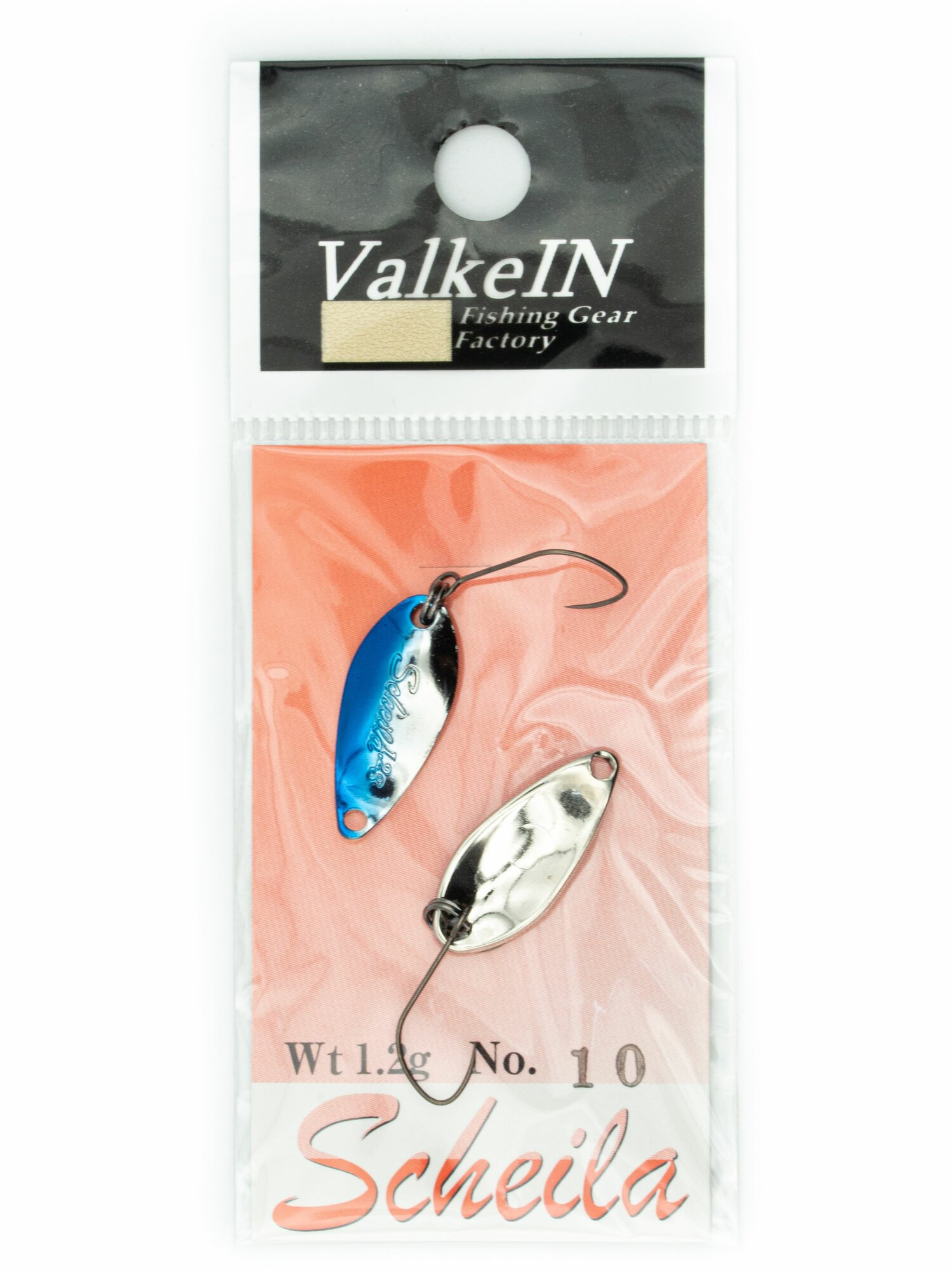 Колеблющаяся рыболовная блесна на форель VALKEIN SCHEILA 1.2гр цвет 10