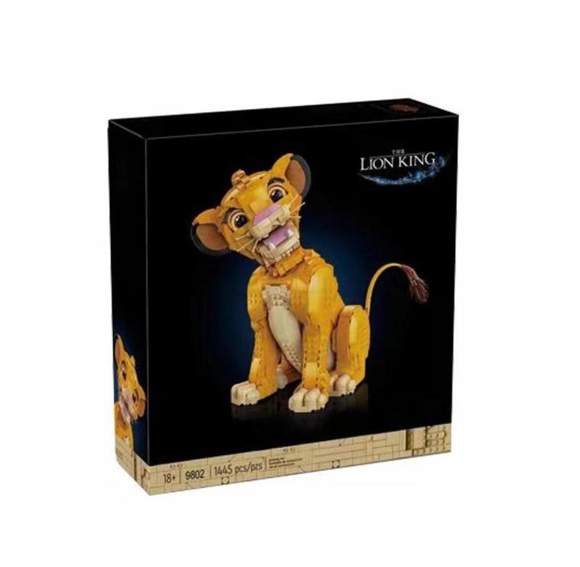 Конструктор 9802 Юный Король Лев Симба 1445 pcs.