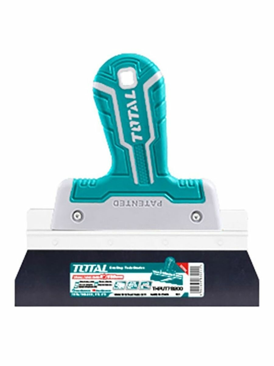 Шпатель TOTAL THPUT78200, 20 см, углеродистая сталь, противоскользящая рукоятка