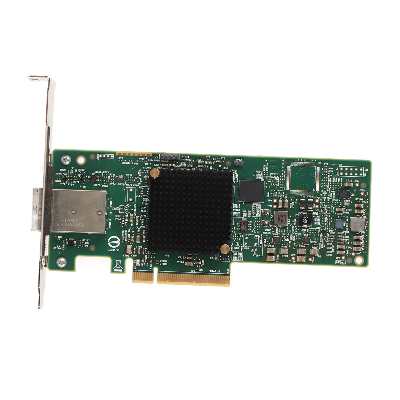 LSI 9300 8e RAID Controller Card 12G External PCIe SAS HBA Controller Card для компьютера, 8 портов, 12GB/s, X8 Lane PCI Express 3.0, поддерживает 1024 Non RAID SAS Devices, 2 x Micro SAS HD SFF8644