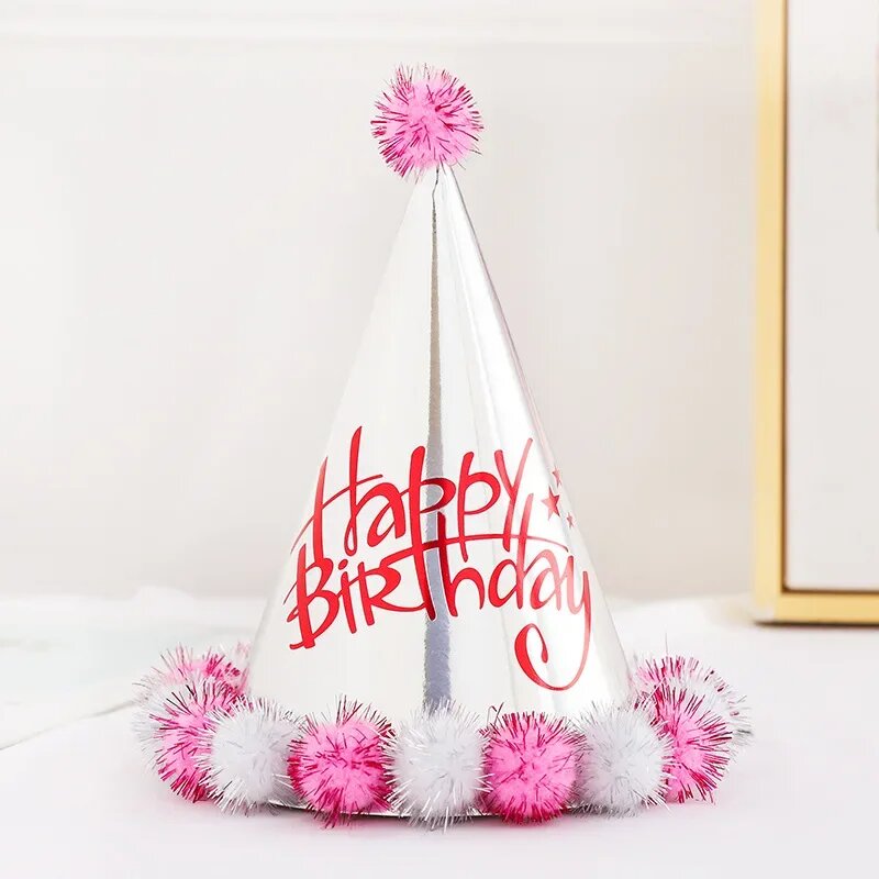 Бумажная шляпа для вечеринки Розовый, Mix