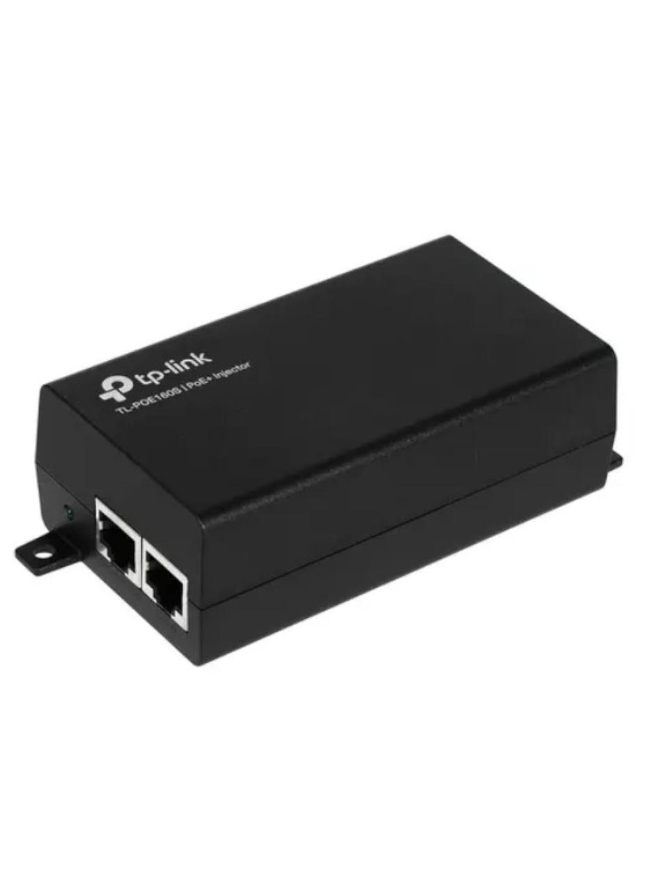 Инжектор TP-LINK PoE160S, поддержка PoE, установка настенная/настольная, до 30Вт, черный