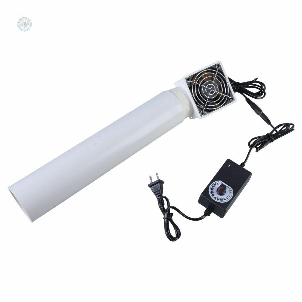 Канальный вытяжной вентилятор 50 мм с регулируемой скоростью, бесшумный вентилятор для вытяжки в ванной, кухне, гроубоксе, тихий приточно-вытяжной вентилятор 12 В