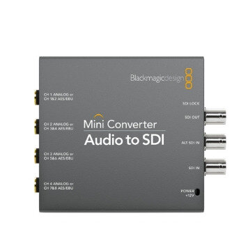 Преобразователь SDI, DVI, компонентное видео, HDMI Blackmagic Mini Converter - Audio to SDI 2