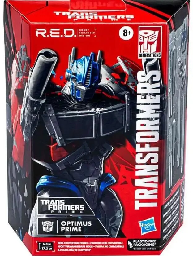 Трансформеры игрушки Hasbro Transformers RED Robot Enhanced Design Generations Optimus Prime 6" Action Figure