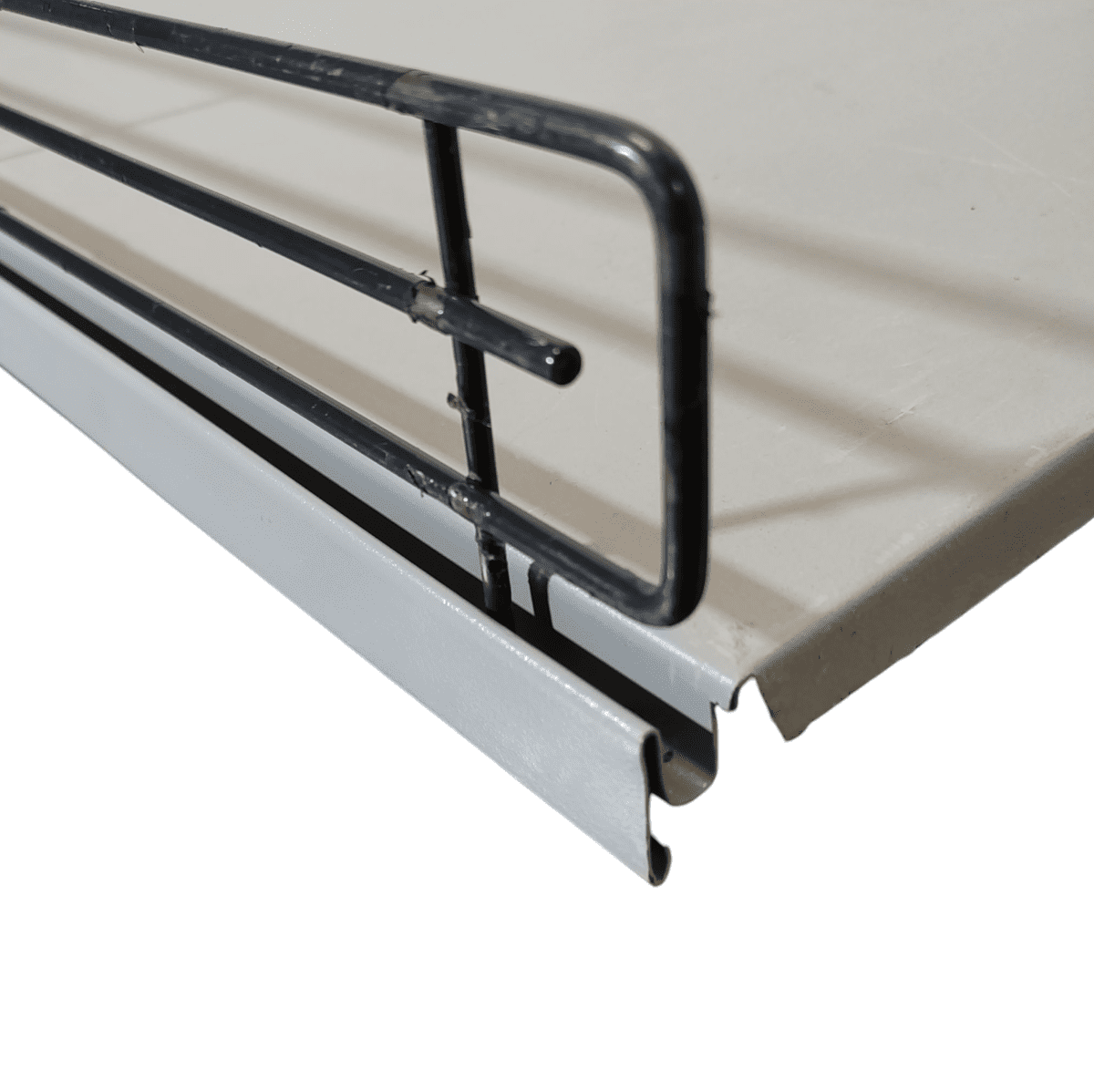 Ограничитель полки Вега 995x90 мм, 10 шт, черный