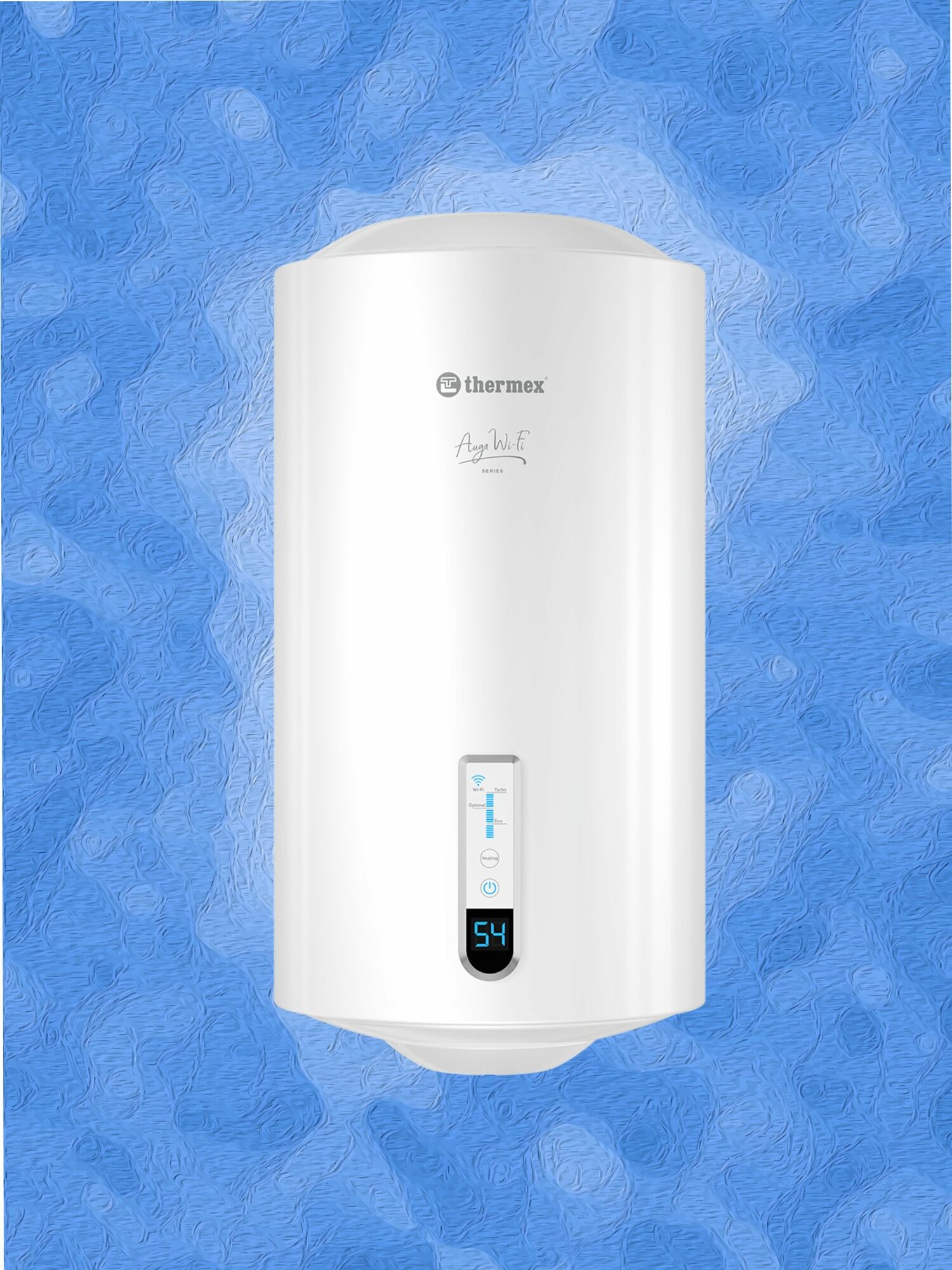 Водонагреватель электрический аккумуляционный бытовой THERMEX Auga 50 V Slim Wi-Fi
