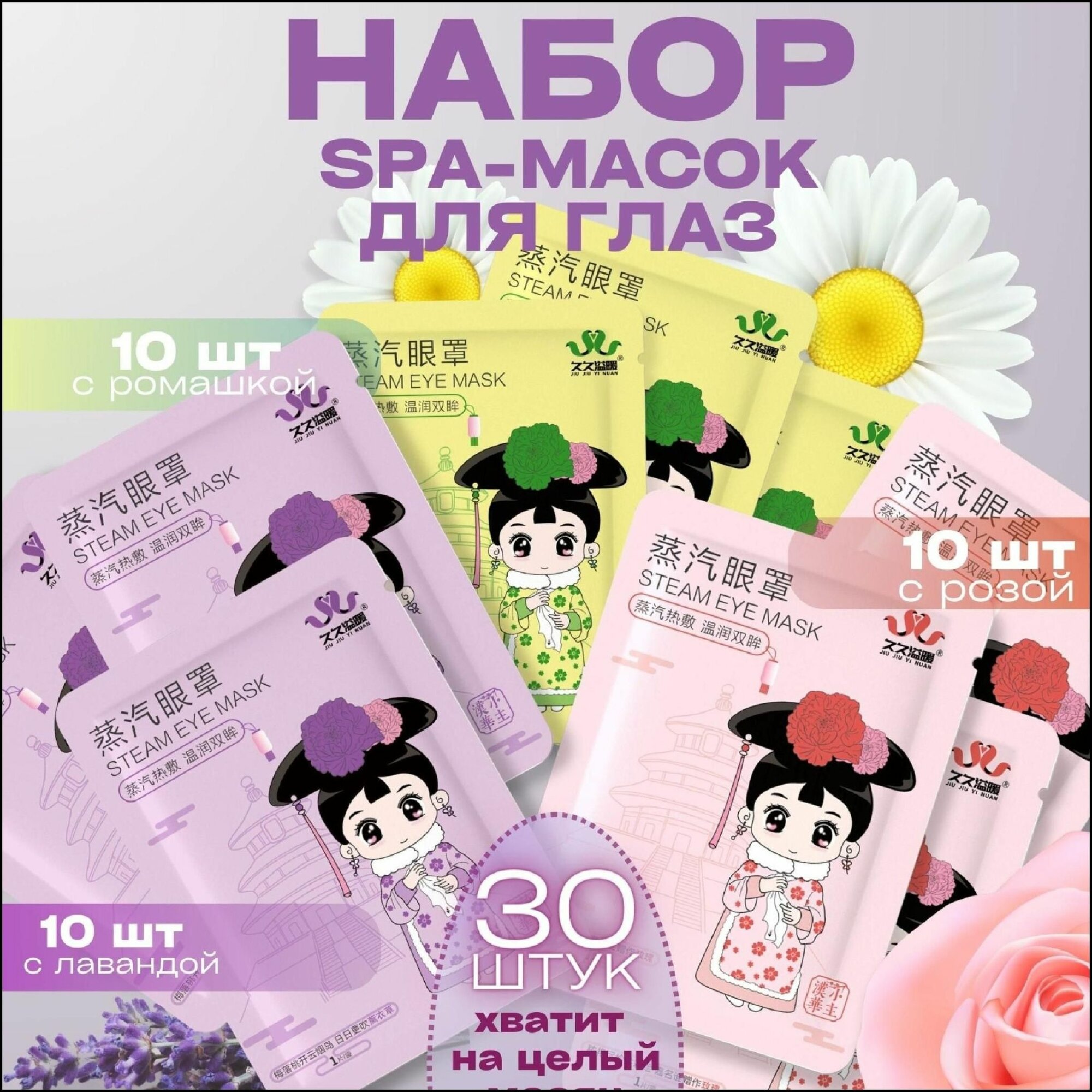 Набор паровых масок для глаз
