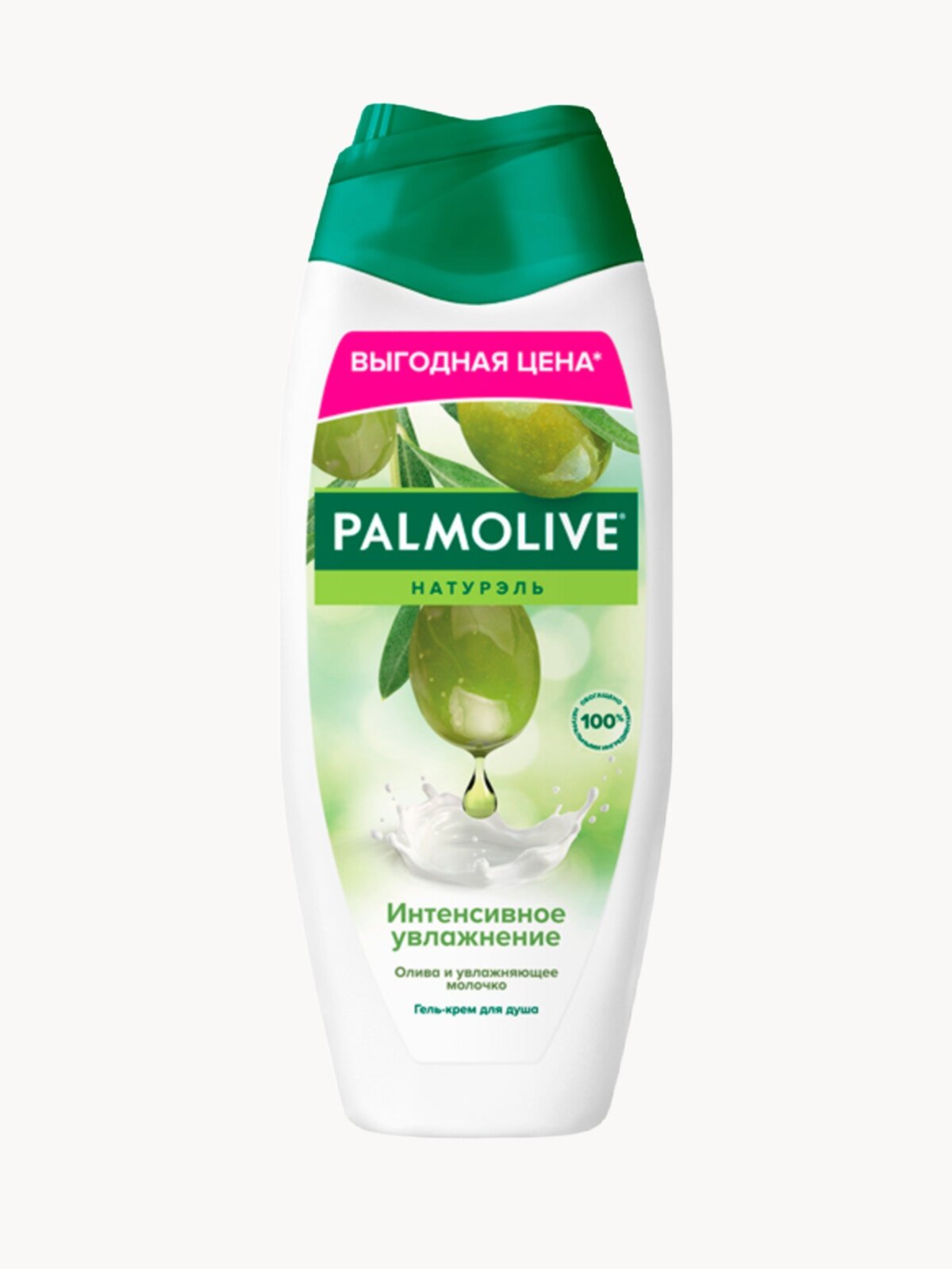 Гель - крем для душа Palmolive Натурэль Интенсивное Увлажнение Олива и Увлажняющее Молочко, 450 мл