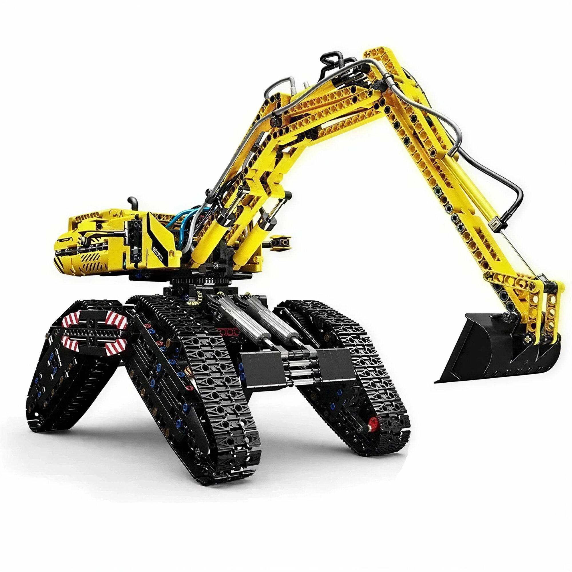 Конструктор Mould King 17018 "Пневматический экскаватор-вездеход с ДУ", 2237 деталей — фото 1