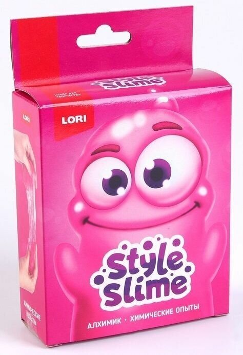 Набор для опытов создание слайма, розовый