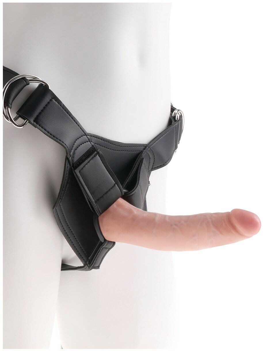 Страпон на виниловых трусиках Strap-on Harness Cock 17,8 см Pipedream