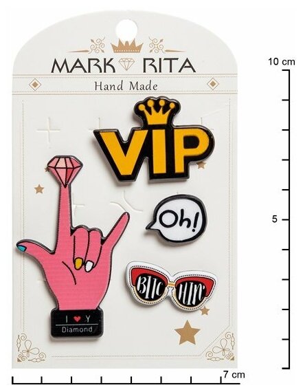 Комплект брошей