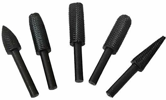 Набор шарошек FIT метал. для фигур. отверстий 5шт