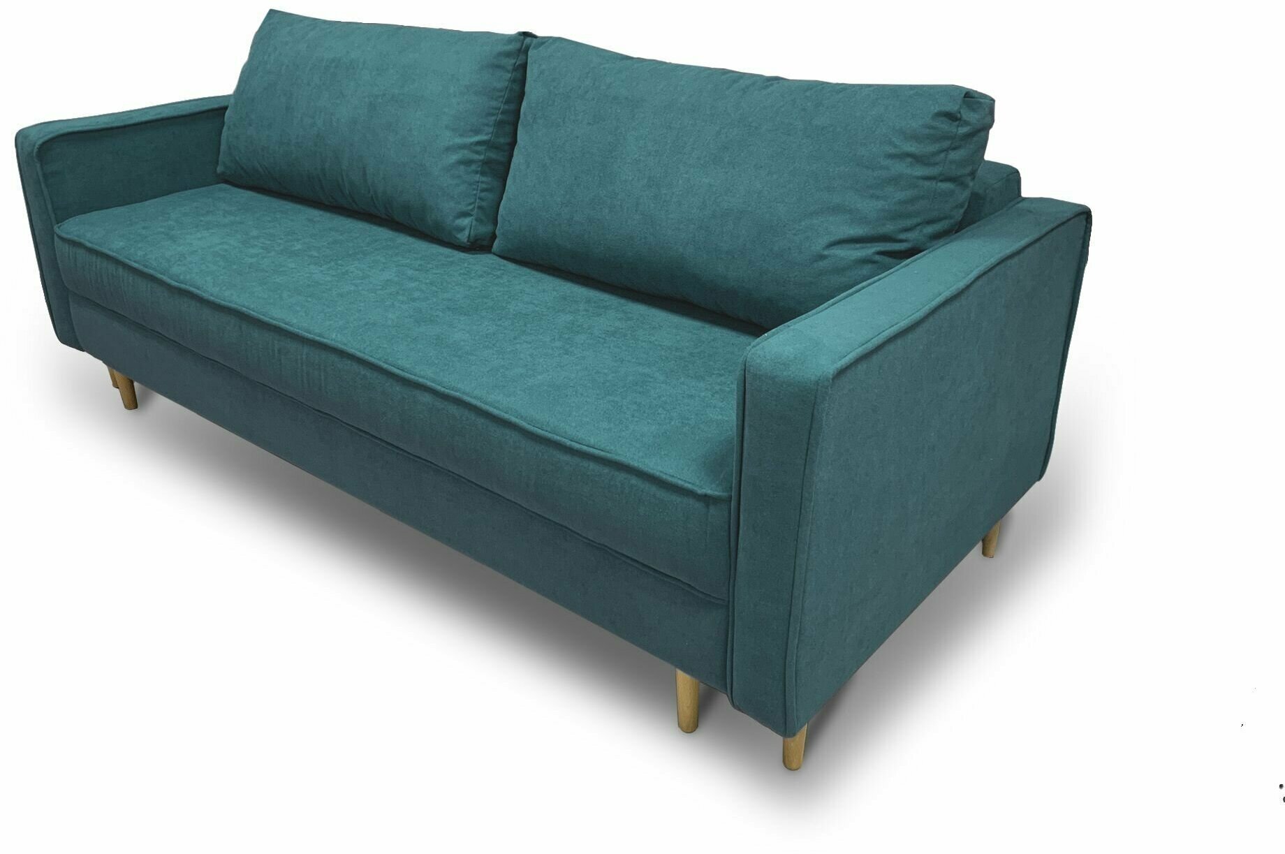 Диван-кровать прямой Брайтон 2,1м, Зеленый 61