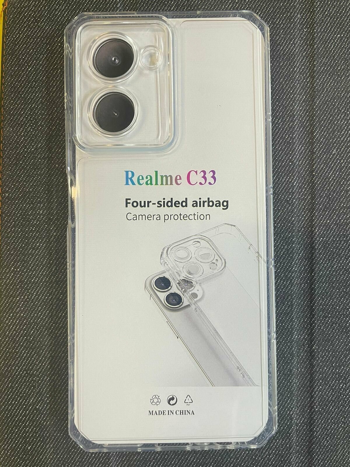 Чехол для Realme C33, Armor (противоударный) с защитой камеры