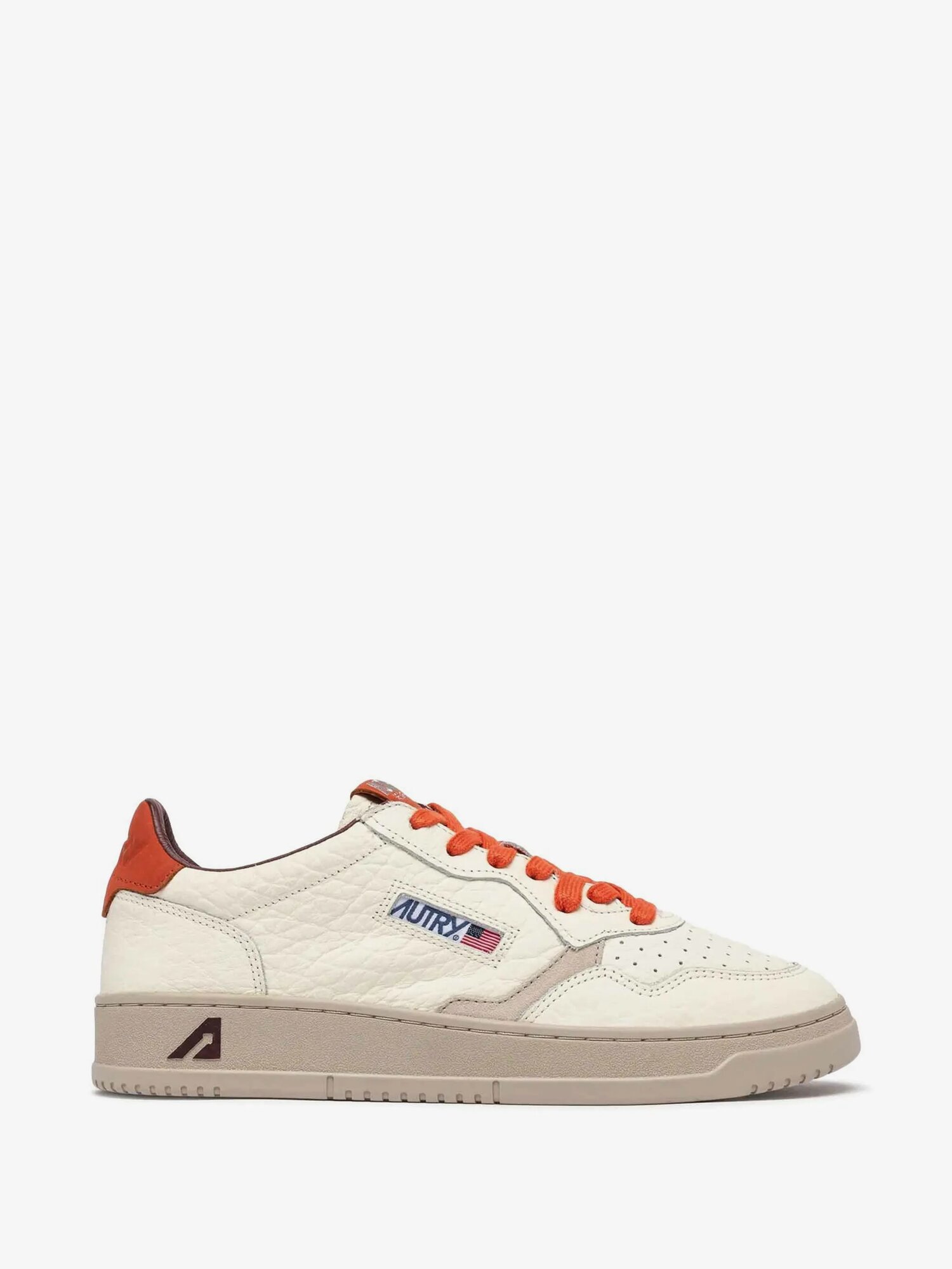 Туфли AUTRY Medalist Low sneakers in sand and pumpkin leather