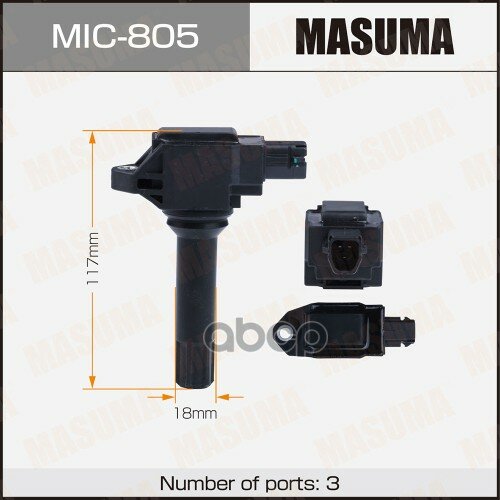 Катушка зажигания MASUMA, LEVORG, XV / FB20W, FB16E Masuma арт. MIC805