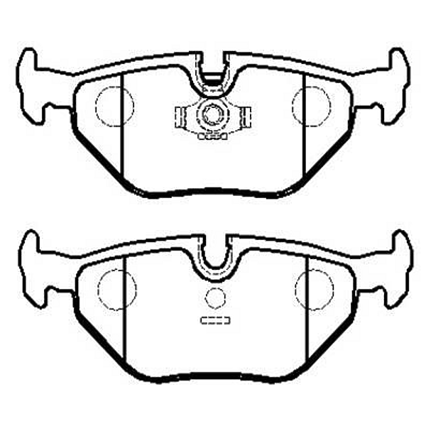 HSB HP5032 колодки тормозные дисковые bmw: 520i (e34)