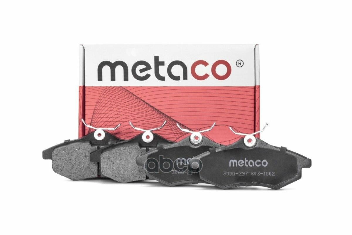 Колодки Тормозные Передние К-Кт Citroen C2 (2003-2008), Citroen C3 (2002-2009) METACO арт. 3000-297