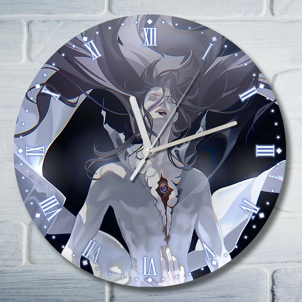 Настенные часы УФ "аниме блич (bleach, ичиго, рукия, орихиме) - 10092"
