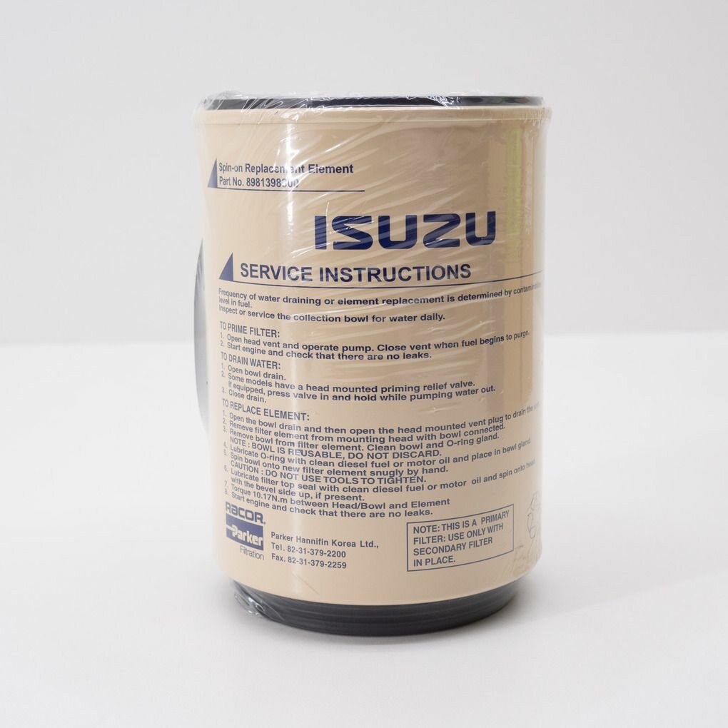 Фильтр топливный на сепаратор HINO/ISUZU/HYUNDAI, оригинал (резьба внешняя)