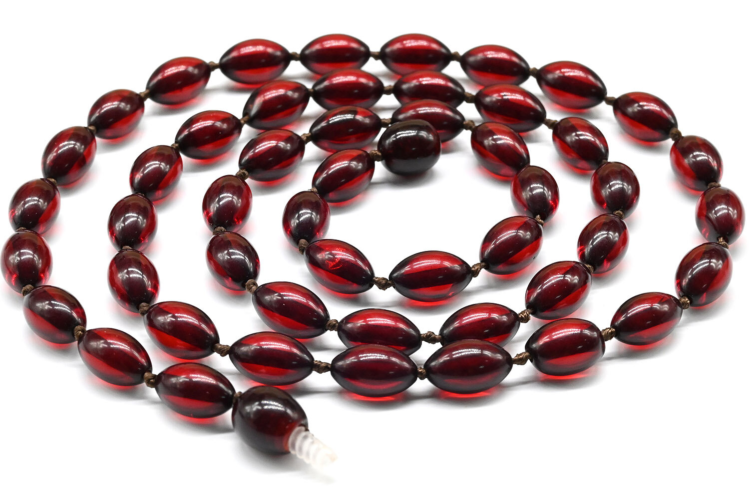 Бусы, янтарь