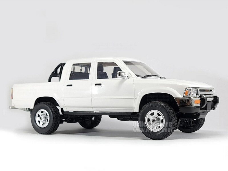 Радиоуправляемая машина WPL пикап Hilux Crew Cab (белая) 4WD 2.4G 1/16 RTR