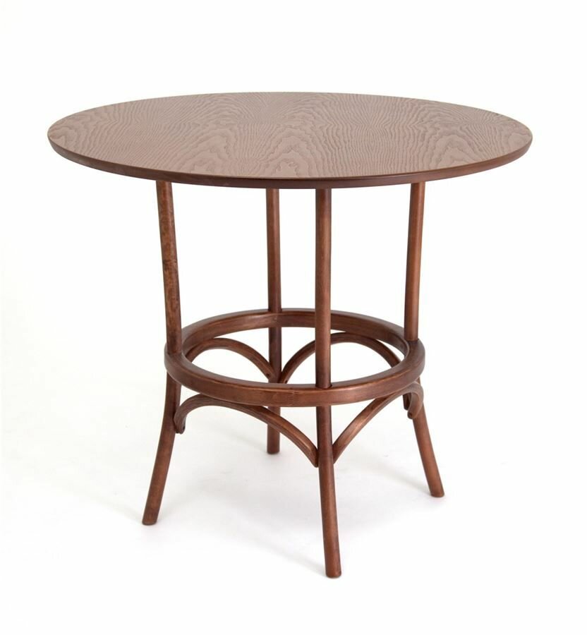 Стол Грац-0090 Red Black светлое дерево, дерево, круглая столешница, ножки