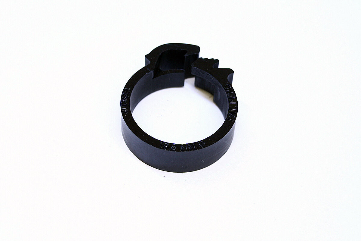 Зажим пластиковый для шланга Ezyclik-P - 19.6мм Черный/Нейлон 6.6 (15шт)