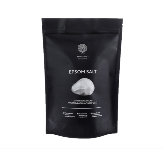 Английская соль Epsom.pro 0,5 кг