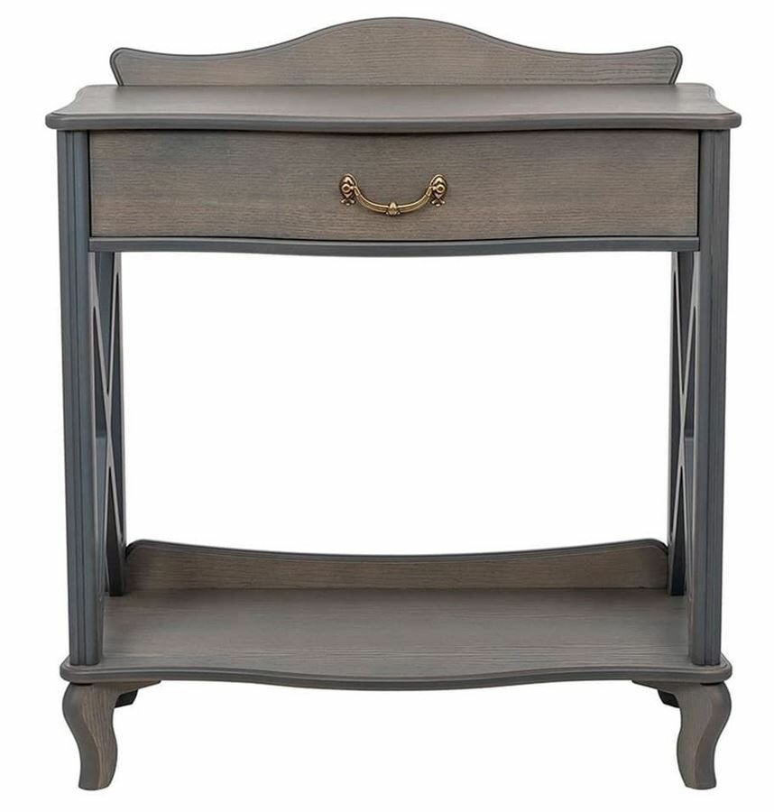 Стол-консоль Джульетта-2 Вис Red Black серый, дерево, прямоугольная столешница, ножки