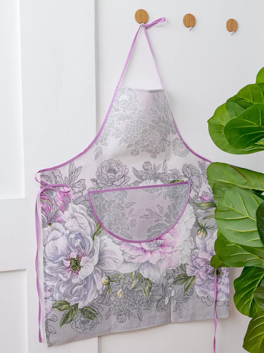 DOLLTALL / Фартук кухонный / Фартук с карманом / универсальный размер 42-54 / подарок для любимых женщин