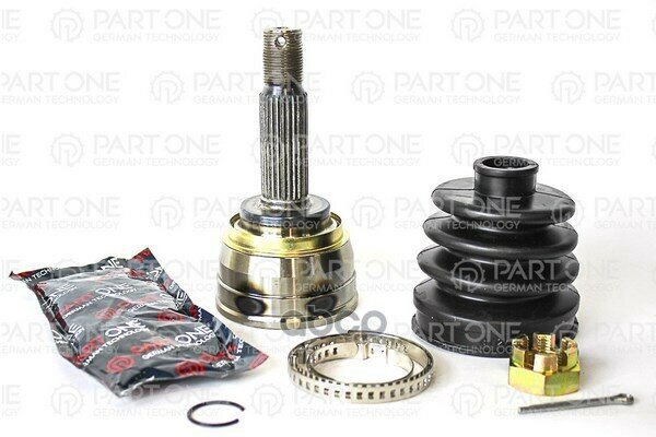 ШРУС outer, 25x50x22, MITSUBISHI COLT 78-05/92, GALANT 1.6 84-87, LANCER 78-92, HYUNDAI LANTRA 1.5ie ркпп 90-95 PART-ONE арт.