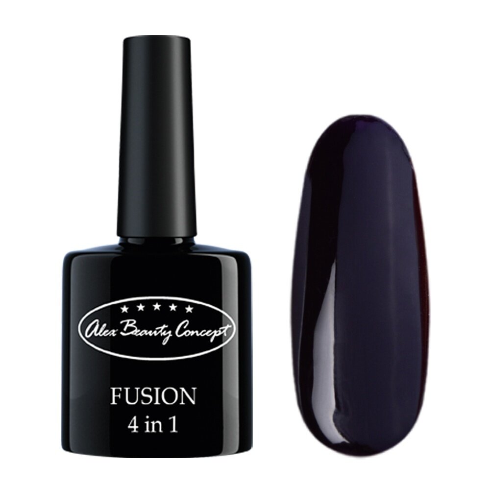 Alex Beauty Concept Гель-лак FUSION 4 IN 1 GEL, 7.5 мл, цвет черный 70038