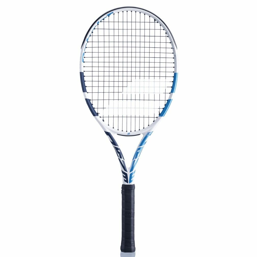 Теннисная ракетка BABOLAT EVO DRIVE LITE, белый, синий металлик, голубой, 1 ручка