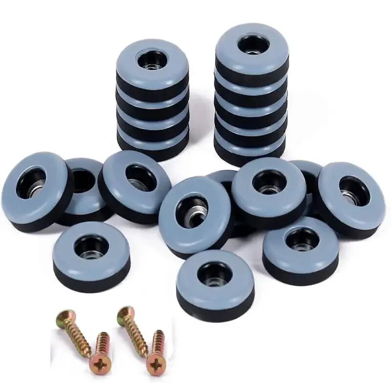 12 шт, мебельные ползунки, многоразовые направляющие для ножек стола, мебельные 12pcs 30mm