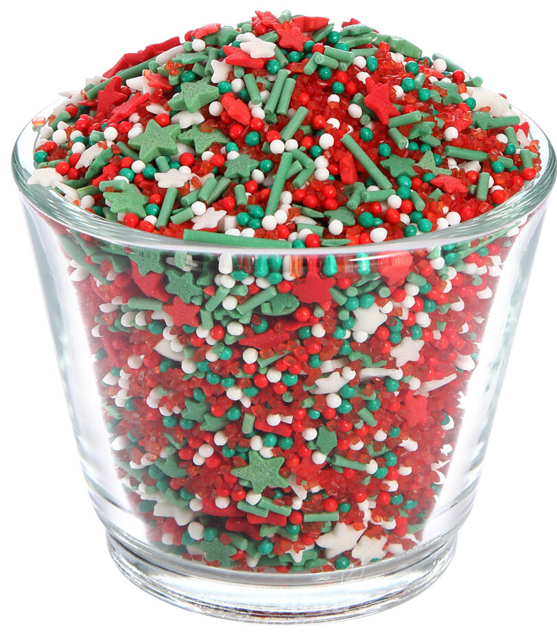 Декор Земляничная поляна Топ декор, 100 гр. (Набор из 4 шт.)