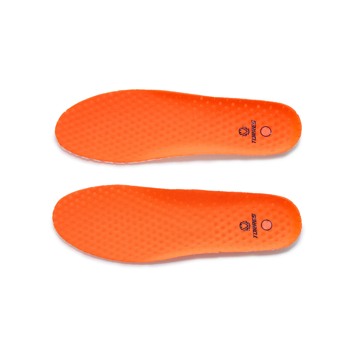 Стельки для обуви TORRES, TI48245-45, р.45, толщина 3-6мм, ЭВА, текстиль, оранжевый