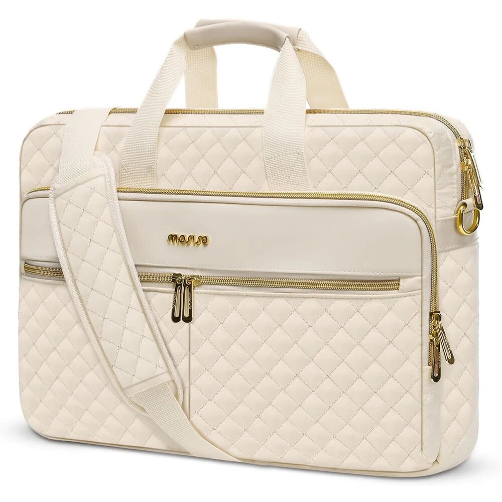 Сумка-портфель для ноутбука MOSISO 15" Beige, MacBook Air