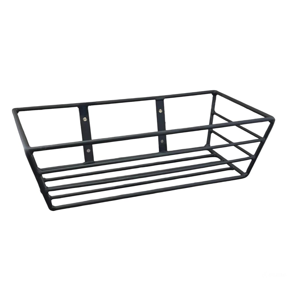 Держатель для балконного ящика металлический Стэн черный 45х23х14 см