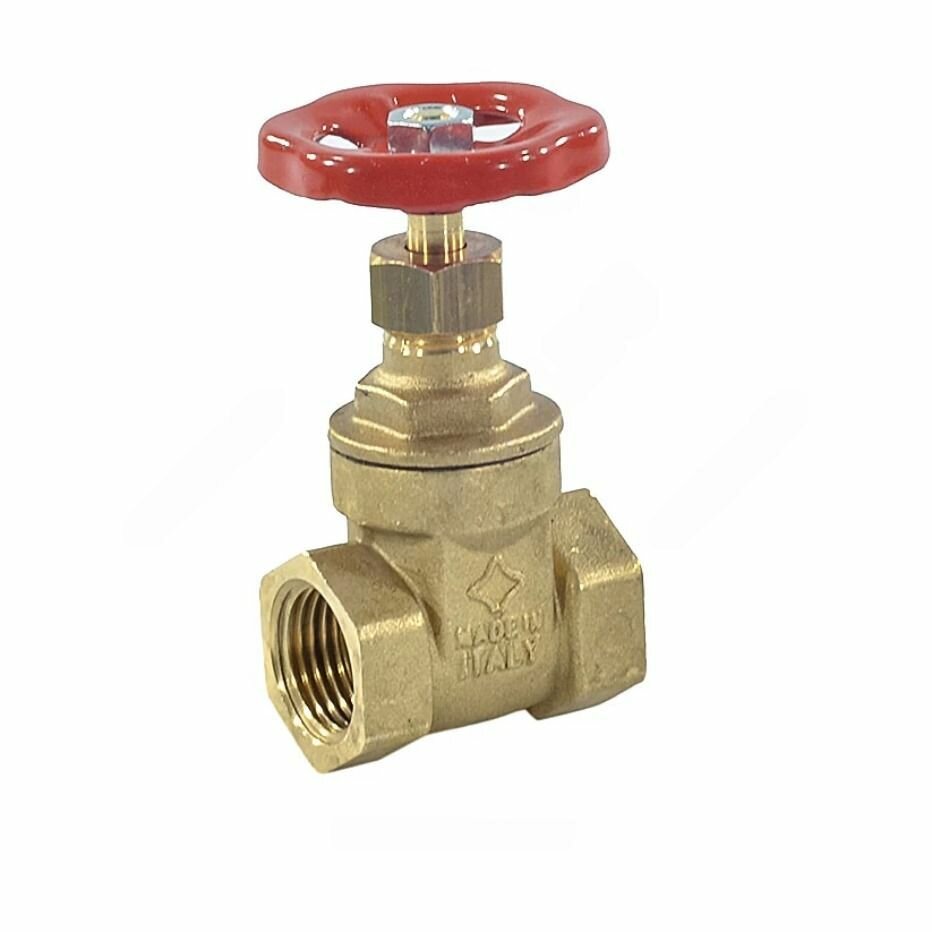 Задвижка клиновая латунь 41 Ду 25 Ру20 ВР маховик Icma 83041AF05