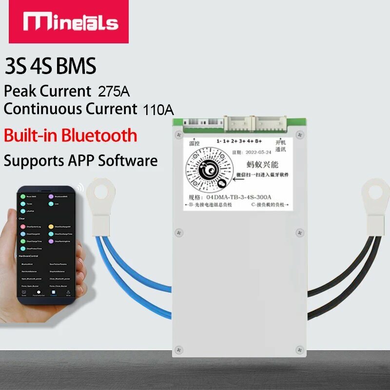 ANT BMS 4S Smart BMS для литиевых аккумуляторов 4S 275A BMS